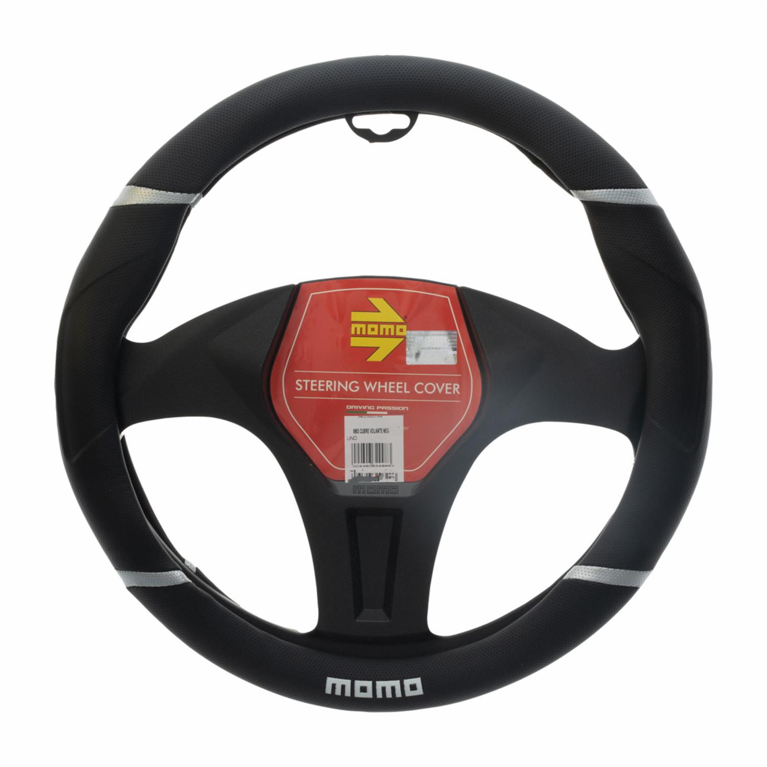 Cubre Volante De Auto MOMO Negro - Megamaxi