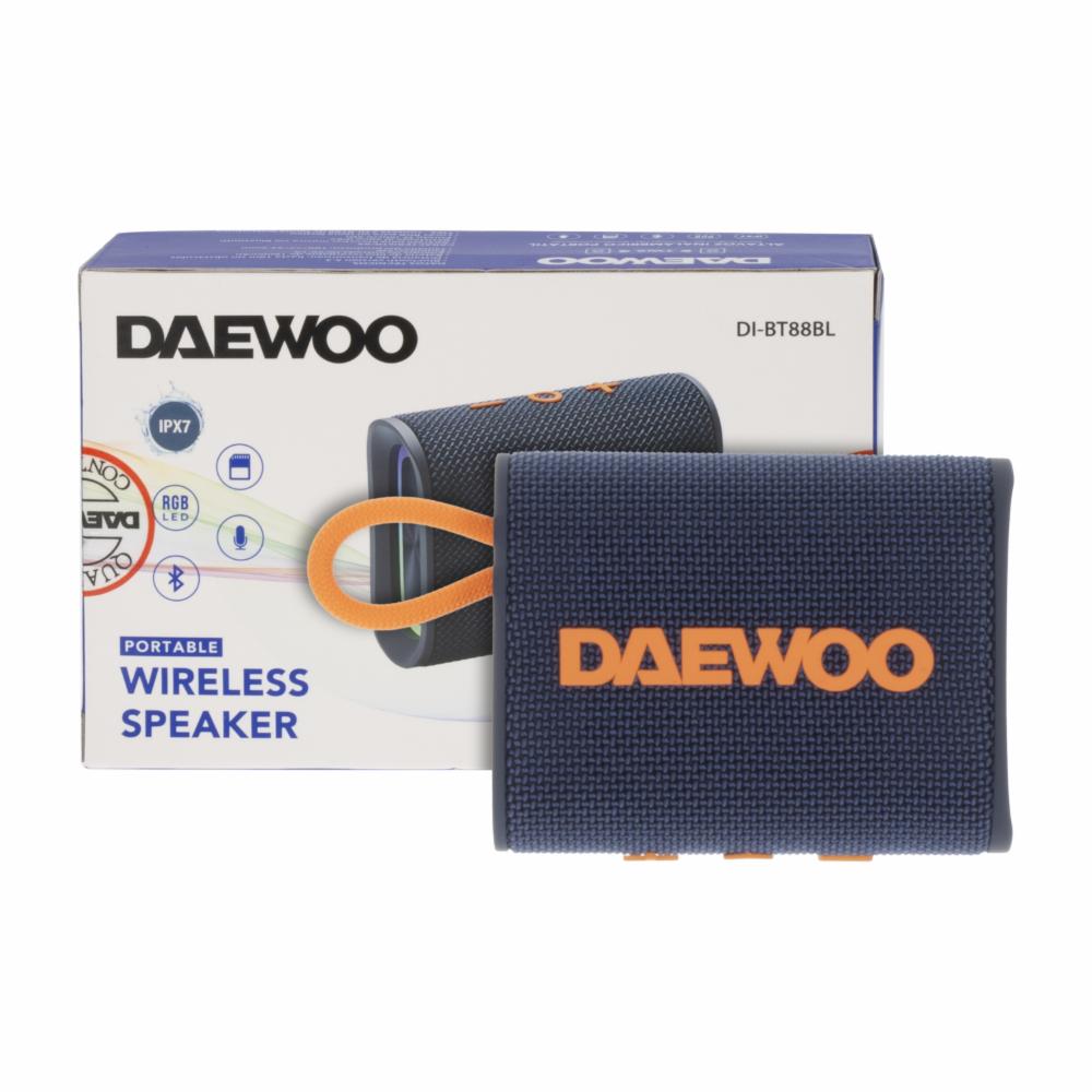 Parlante Portátil DI-BT88 DAEWOO Azul - Megamaxi