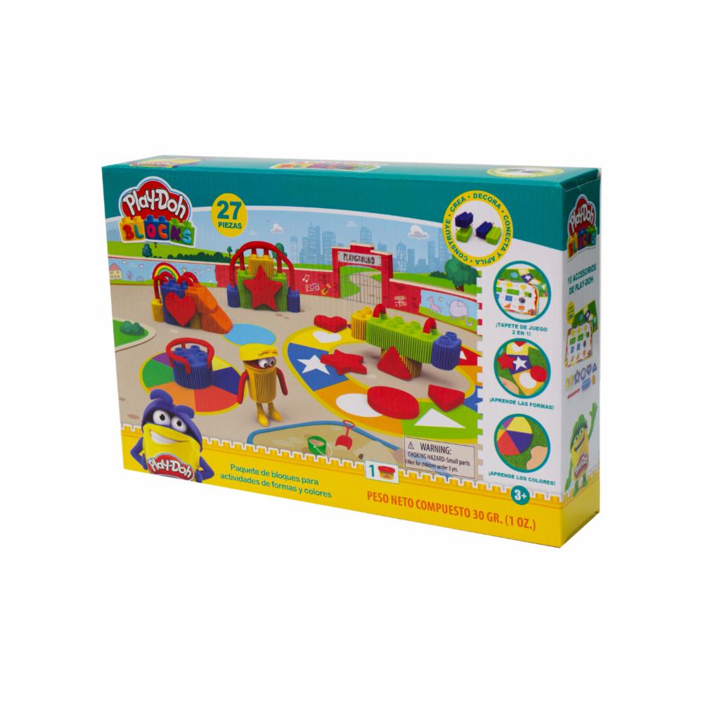 Juego Para Armar Formas Y Colores PLAY DOH Incluye 27 Piezas - Megamaxi