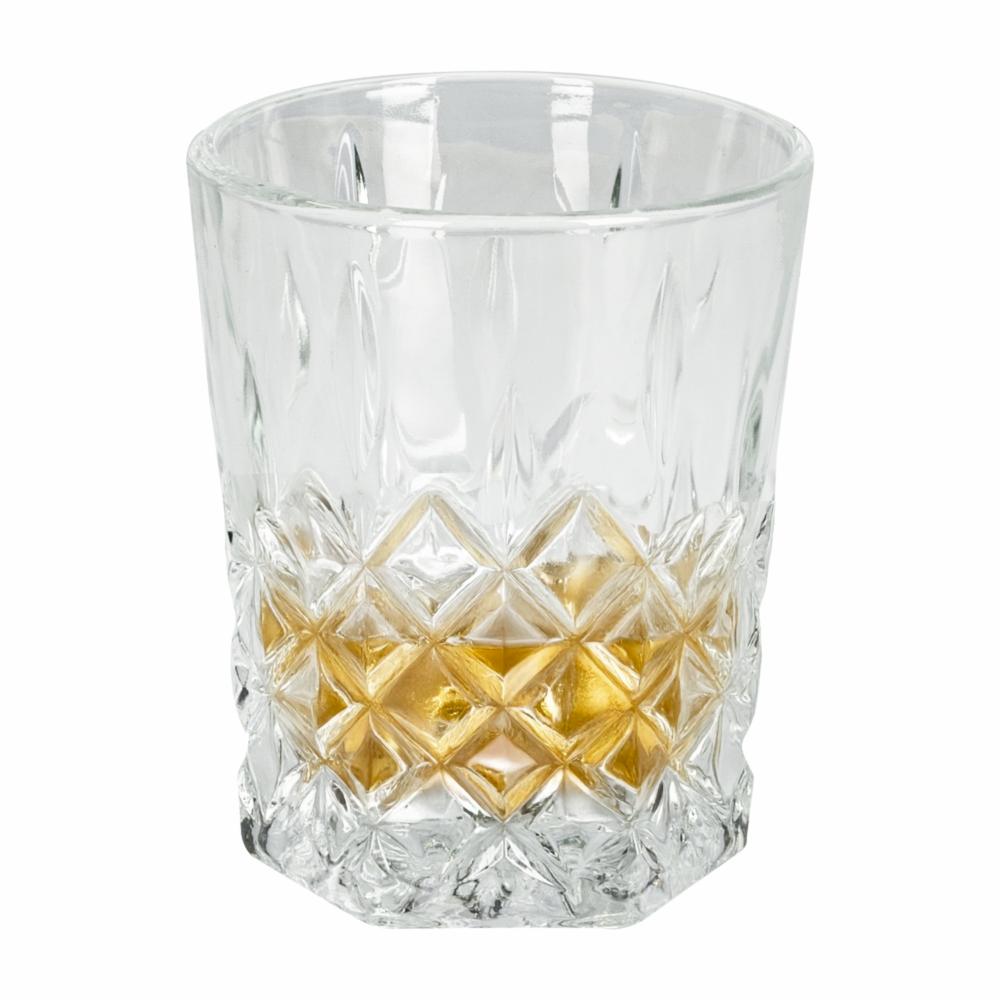 Vaso De Cristal Diamante Rocks 295 Ml CRISTAR 0141AL - Megamaxi