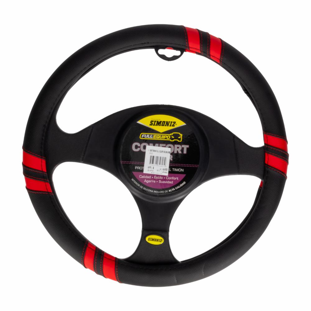 Cubre Volante Racing Rojo SIMONIZ Unidad - Megamaxi