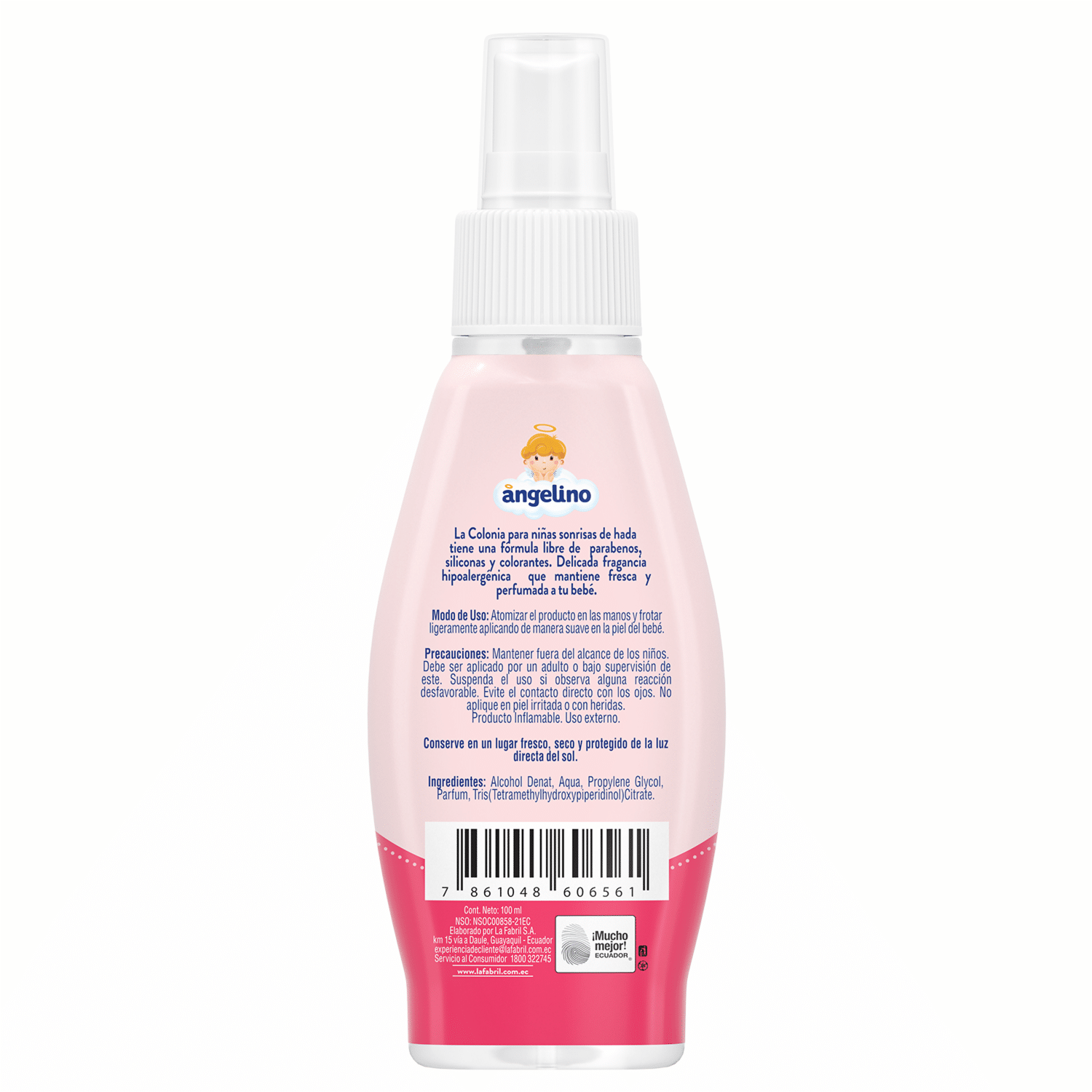 Colonia Infantil Niña ANGELINO 100 Ml - Megamaxi