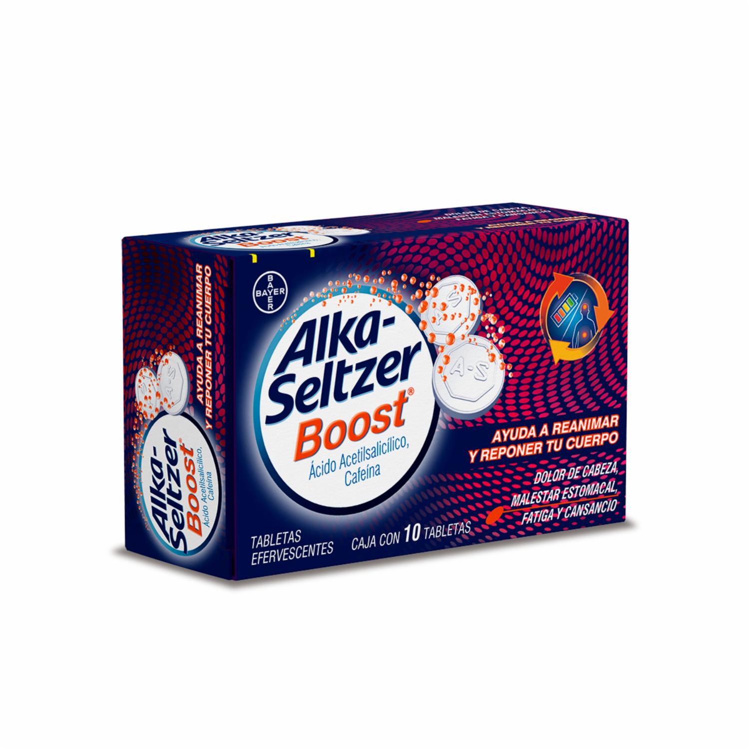 Antiácido Boost ALKA-SELTZER X 10 Uds - Megamaxi