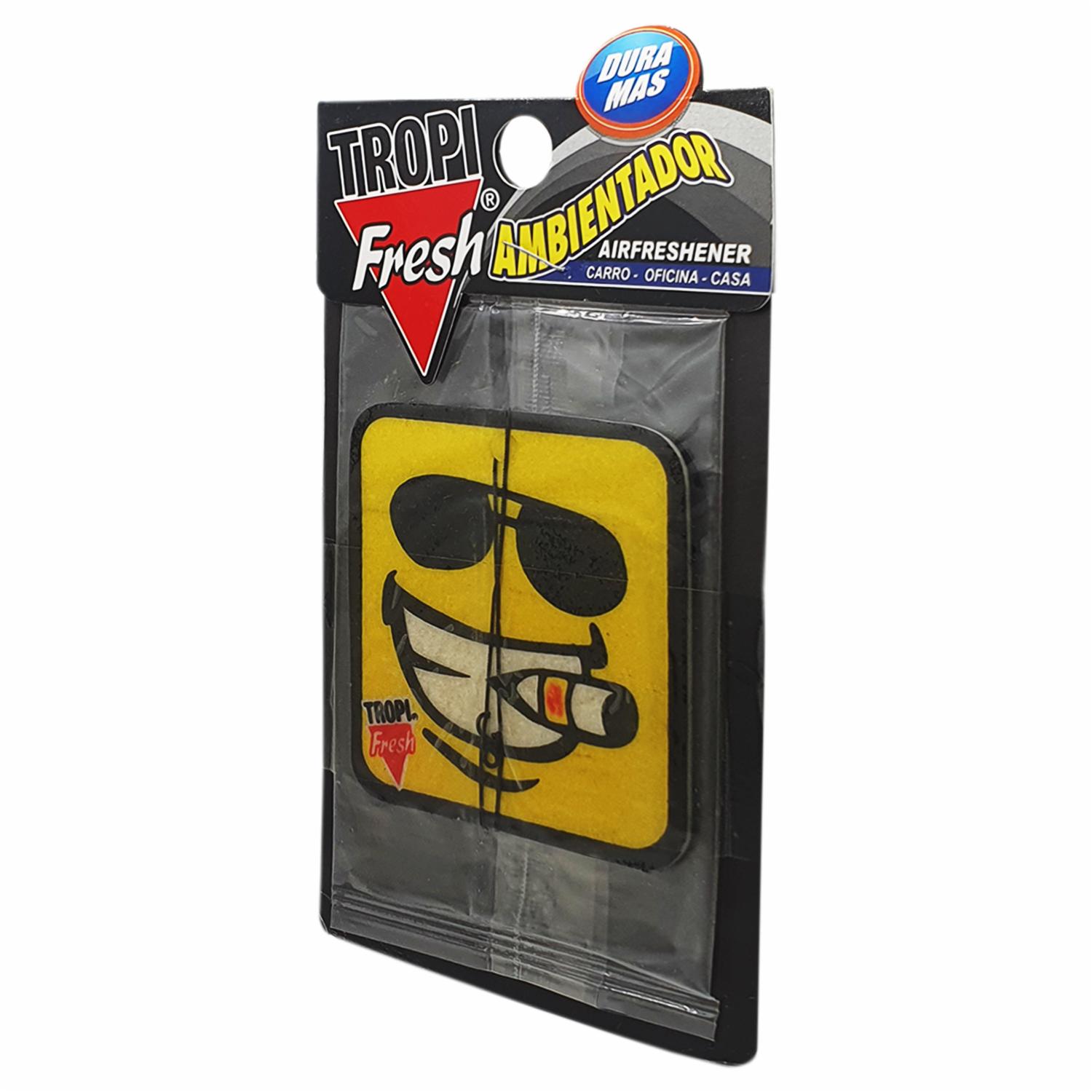 Ambiental Para Auto Con Colgador Diseño Happy Square TROPI FRESH 10 G ...