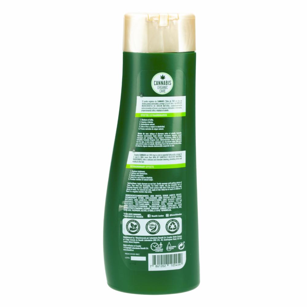 Shampoo Cannabis Organic Care BEAUTÌK LONDON 400 Ml - Megamaxi