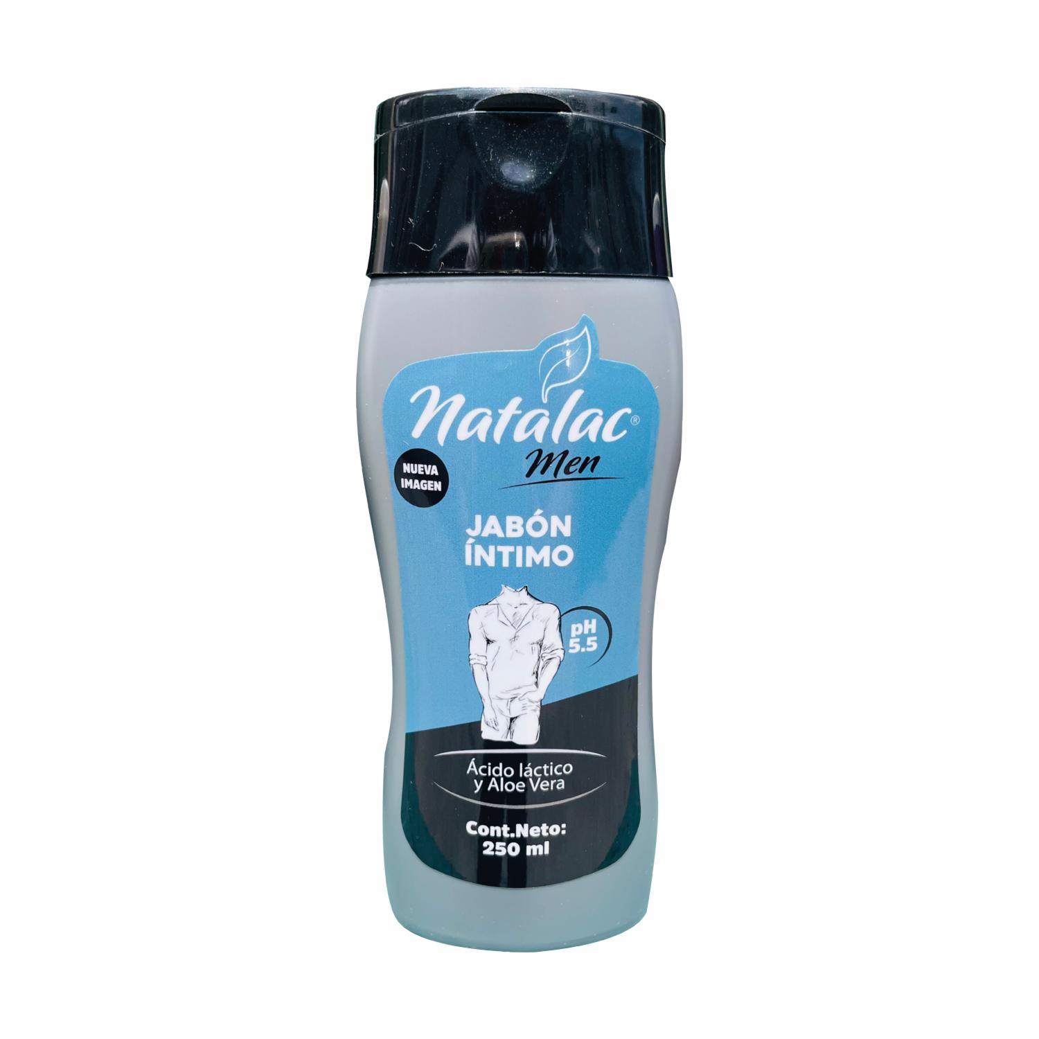 Jabón Íntimo Masculino pH 5.5 Ingredientes Naturales NATALÁC 222 Ml ...