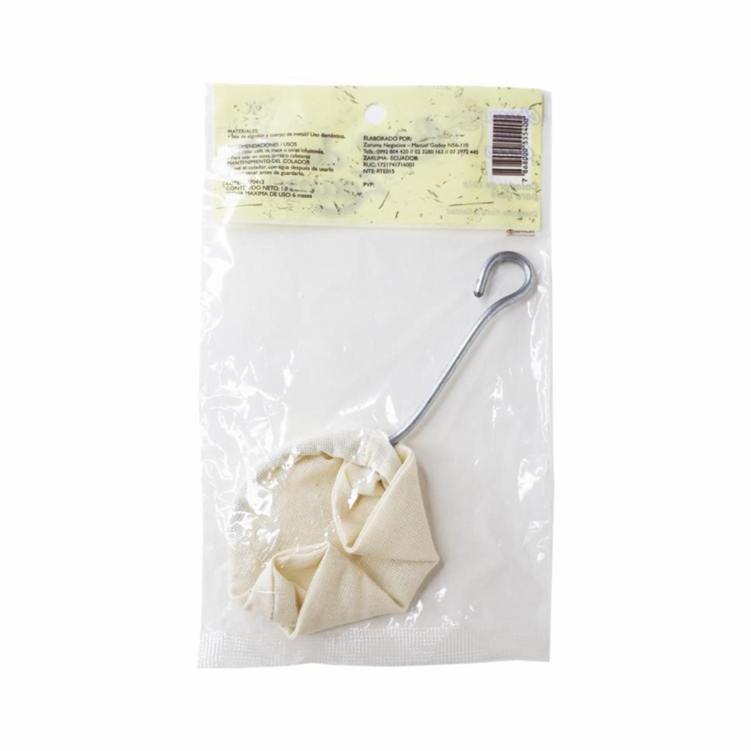 Colador Chuspa De Tela Mediano Para Café CHUSPA DEL CERRO X1 - Megamaxi