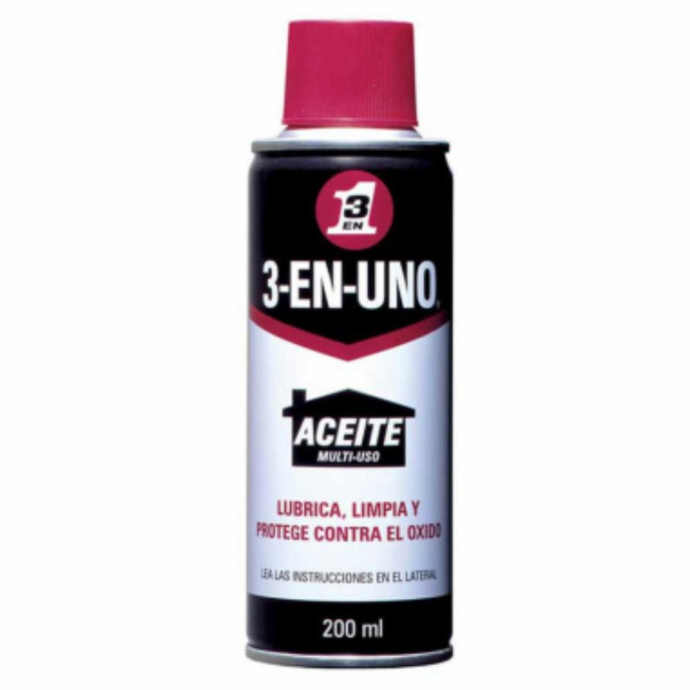 Aceite Lubricante En Aerosol Para Uso Ferretero 3-EN-UNO 200 Ml - Megamaxi