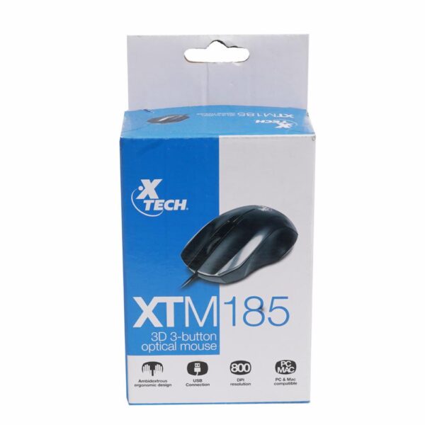 Mouse Xtech Wired Usb KLIPXTREME 3D Optical - Megamaxi