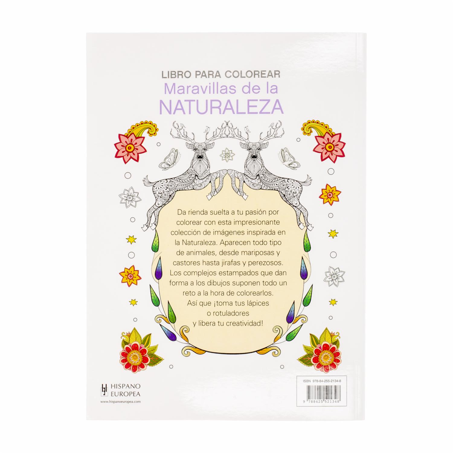 Libro Maravillas De La Naturaleza HISPANO EUROPEA 71 Páginas - Megamaxi