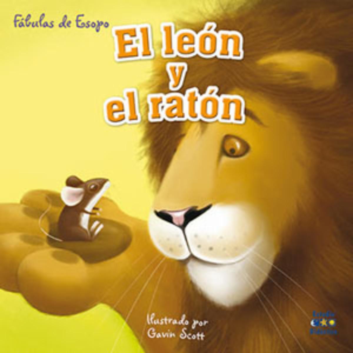 Libro El León Y El Ratón ESTUDIO DIDACTICO 24 Páginas - Megamaxi