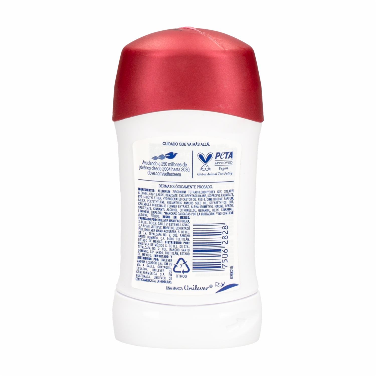 Desodorante Antitranspirante Stick Caléndula DOVE 50 G - Megamaxi