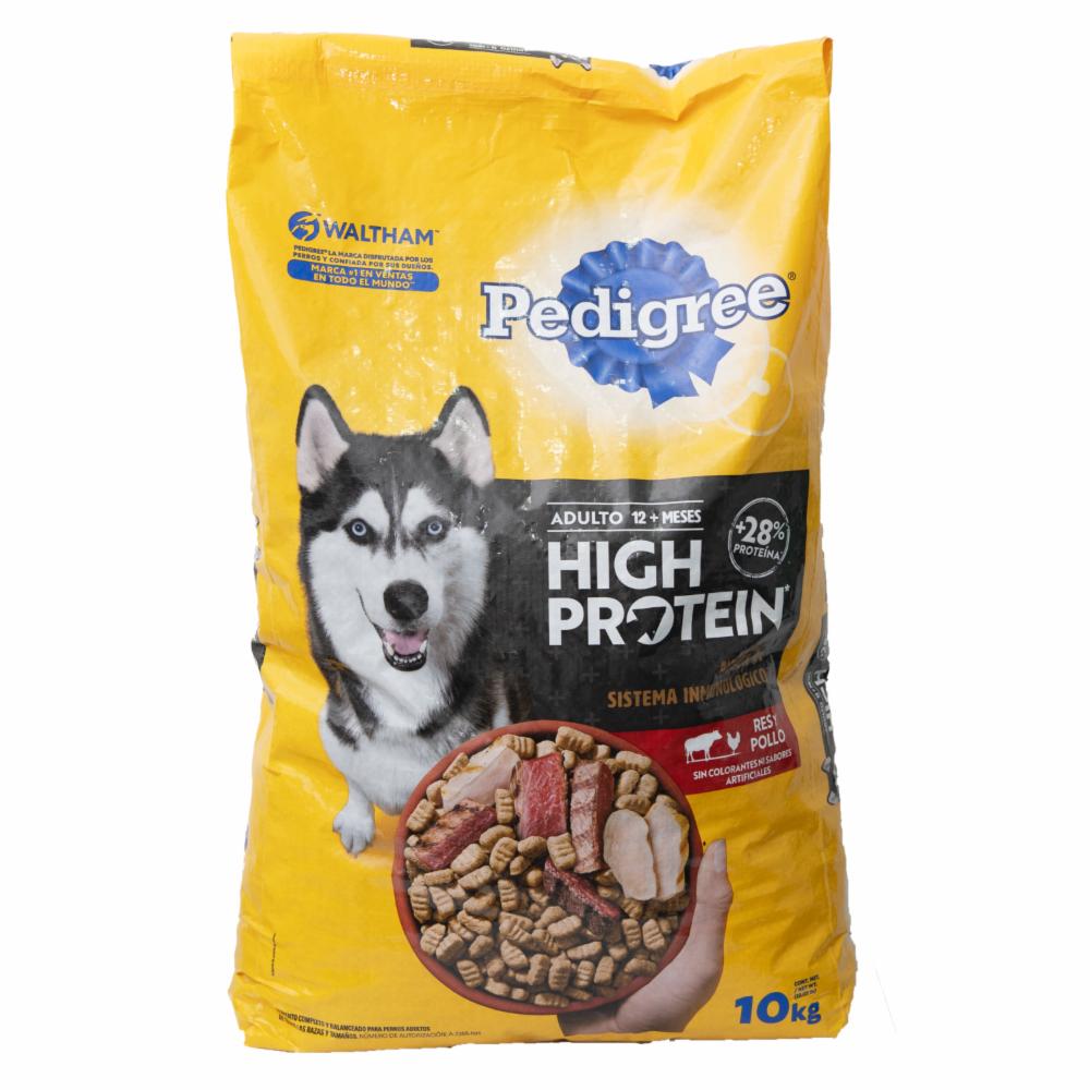 Alimento Para Perros High Protein Res Y Pollo PEDIGREE 10000 G - Megamaxi