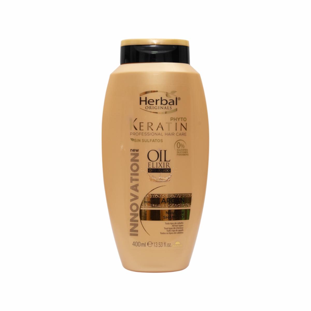 Shampoo De Cabello Liso Y Sedoso HERBAL 400 Ml - Megamaxi