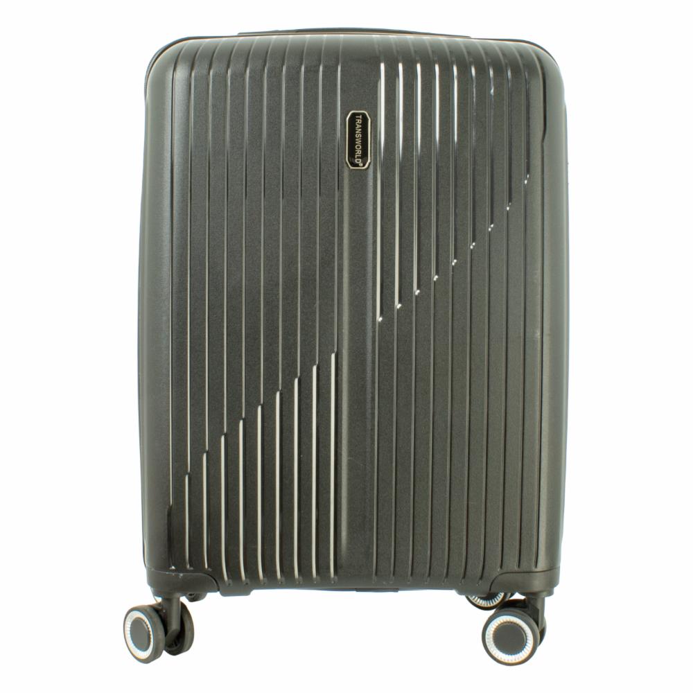 Maleta De Viaje Trolley Negra TRANSWORLD LUGGAGE 20" - Megamaxi