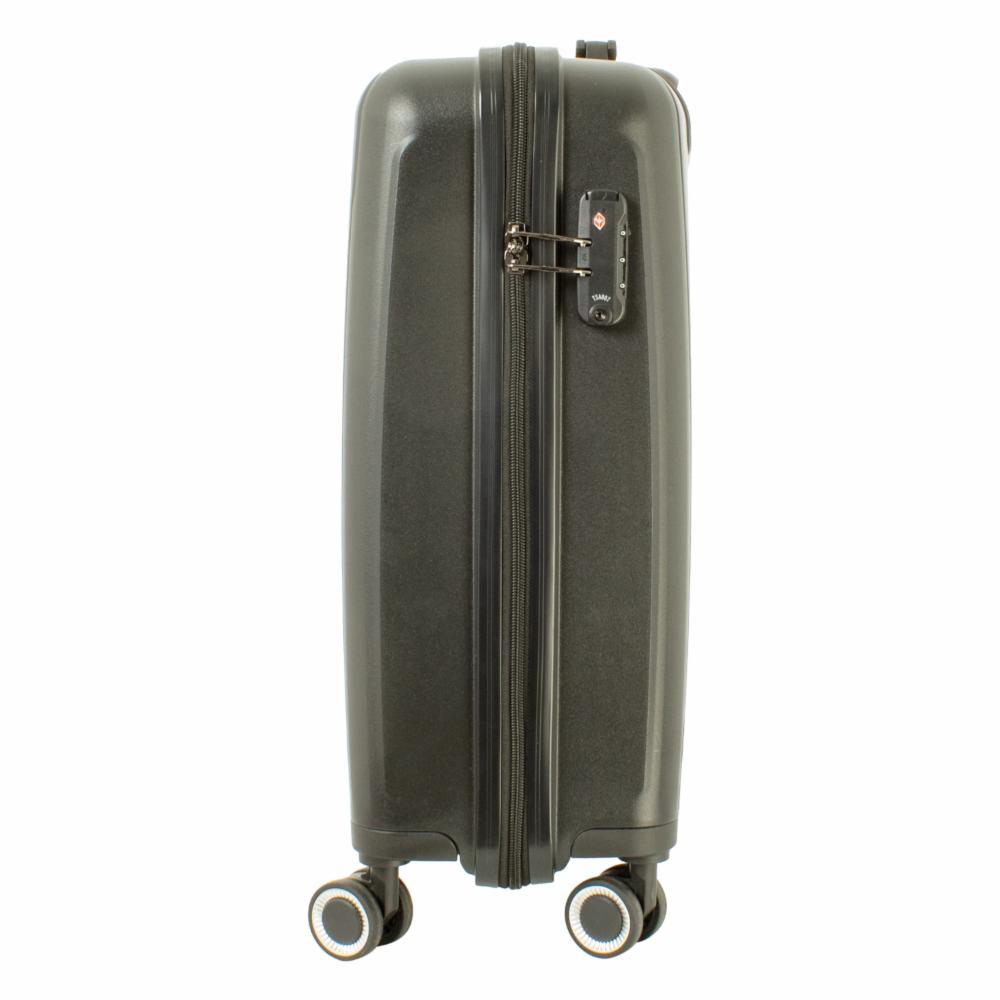 Maleta De Viaje Trolley Negra TRANSWORLD LUGGAGE 20" - Megamaxi