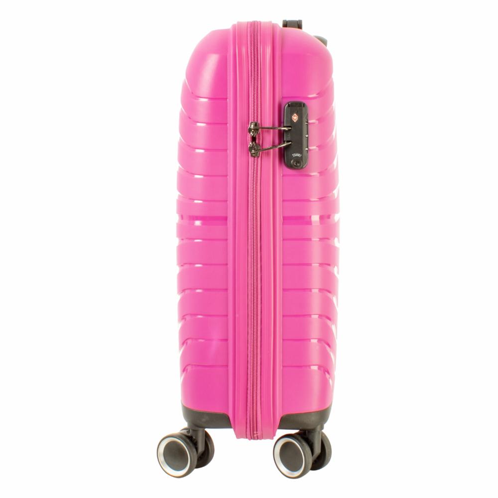 Maleta De Viaje Trolley Morada TRANSWORLD 20" - Megamaxi