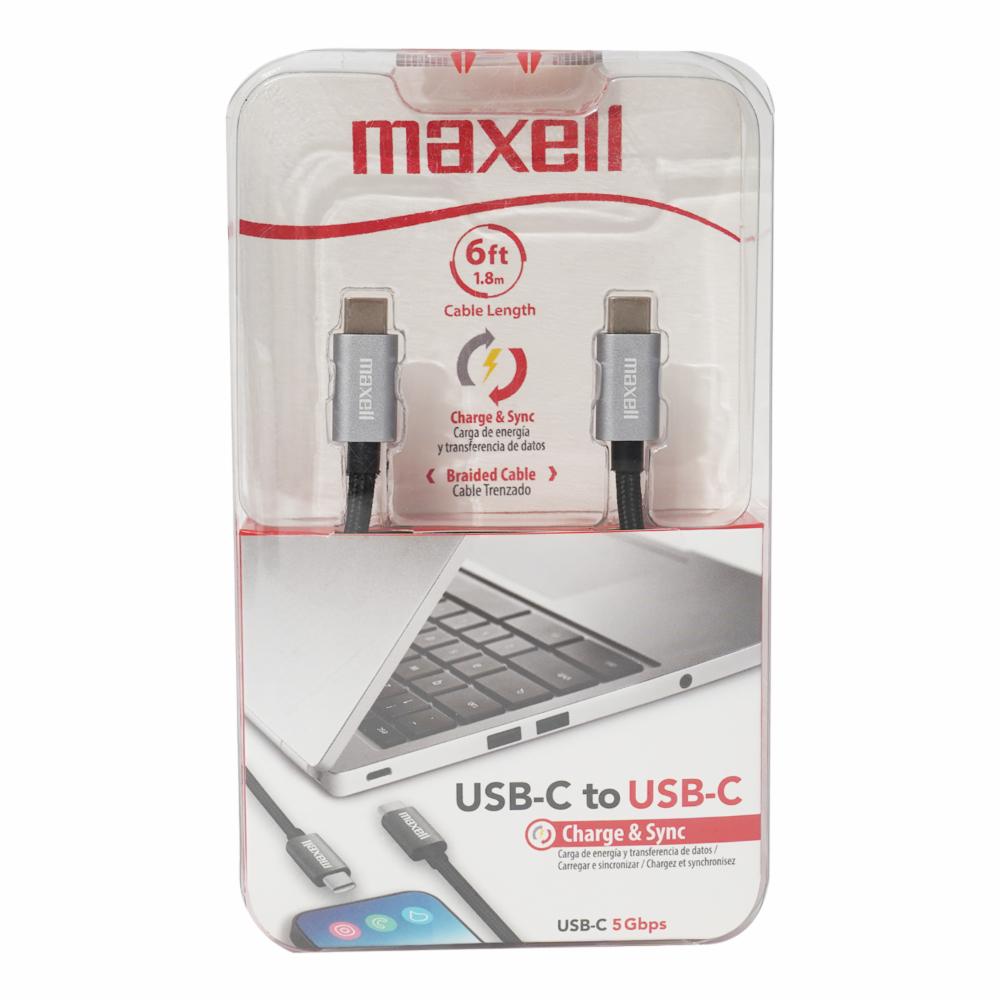 Cable Trenzado MAXELL USB-C A USB-C - Megamaxi
