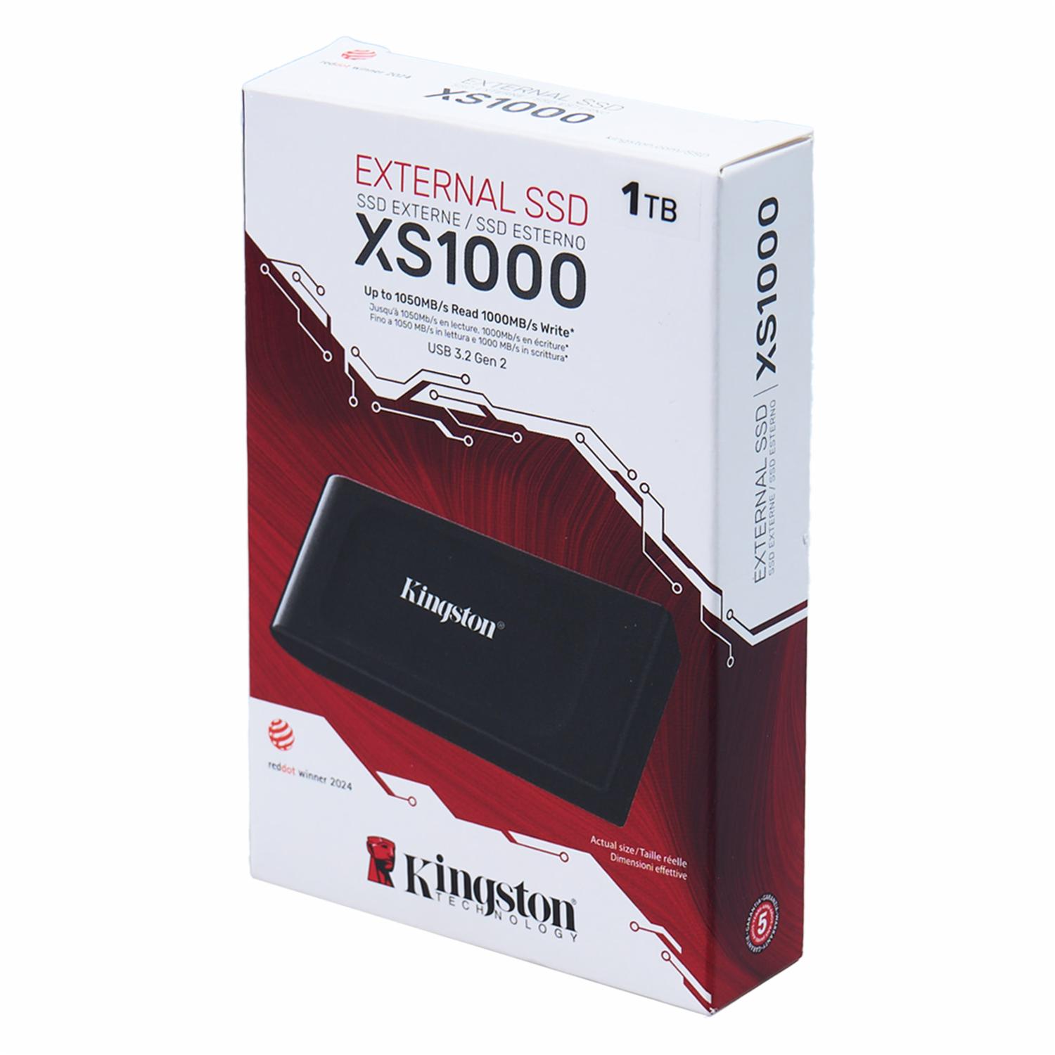 Memoria Externa SSD 2da Generación Negro KINGSTON 1 T - Megamaxi