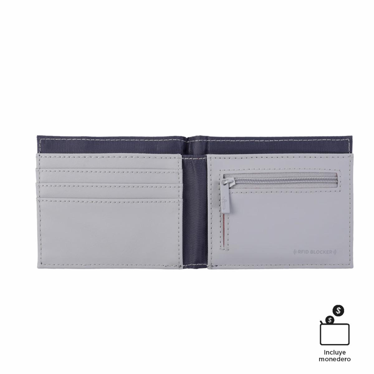 Billetera De Hombre Azul TOTTO Halvo - Megamaxi