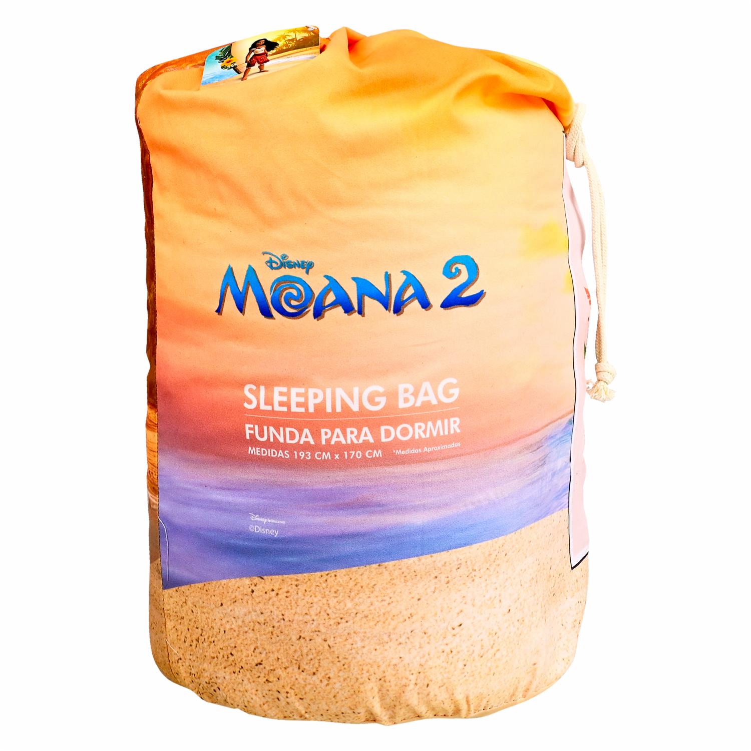 Sleeping Bag Moana 2 DISNEY 85 X 220 Cm - Megamaxi