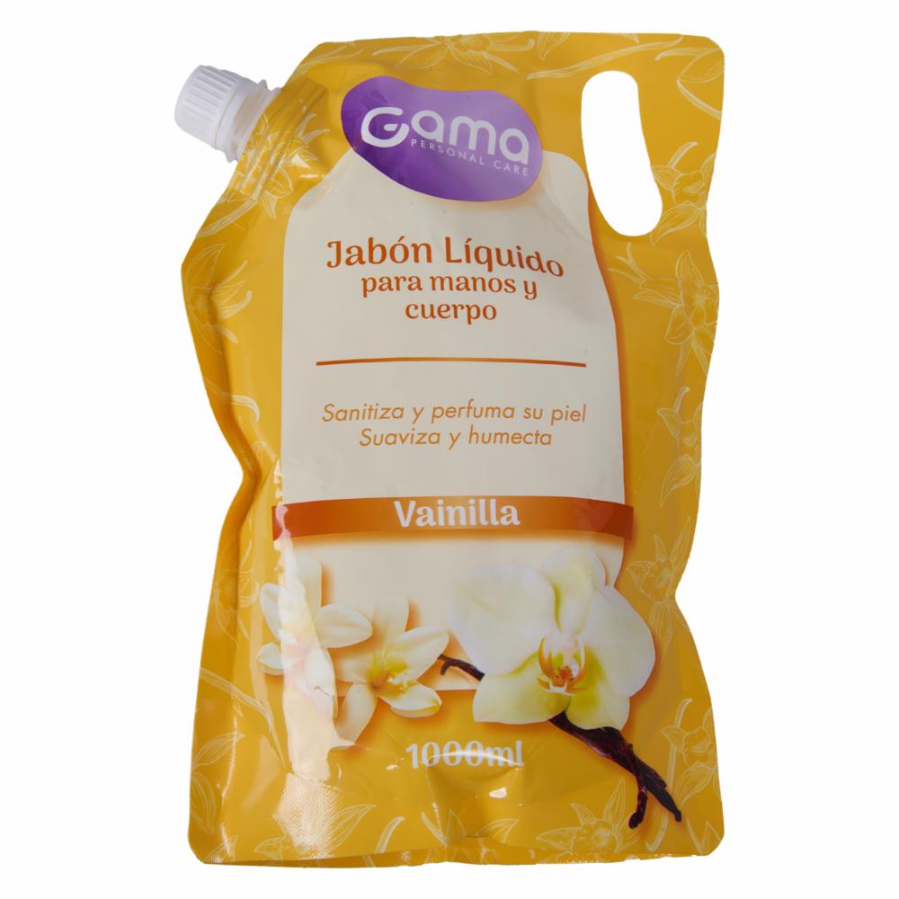 Jabón Líquido Para Manos Y Cuerpo Fragancia Vainilla GAMA 1000 Ml ...