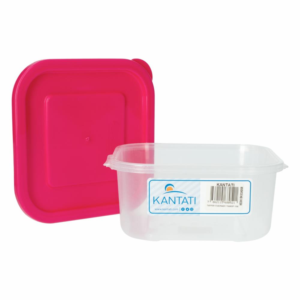 Repostero Tapper Cuadrado Transparente KANTATI 1000 Gr - Megamaxi