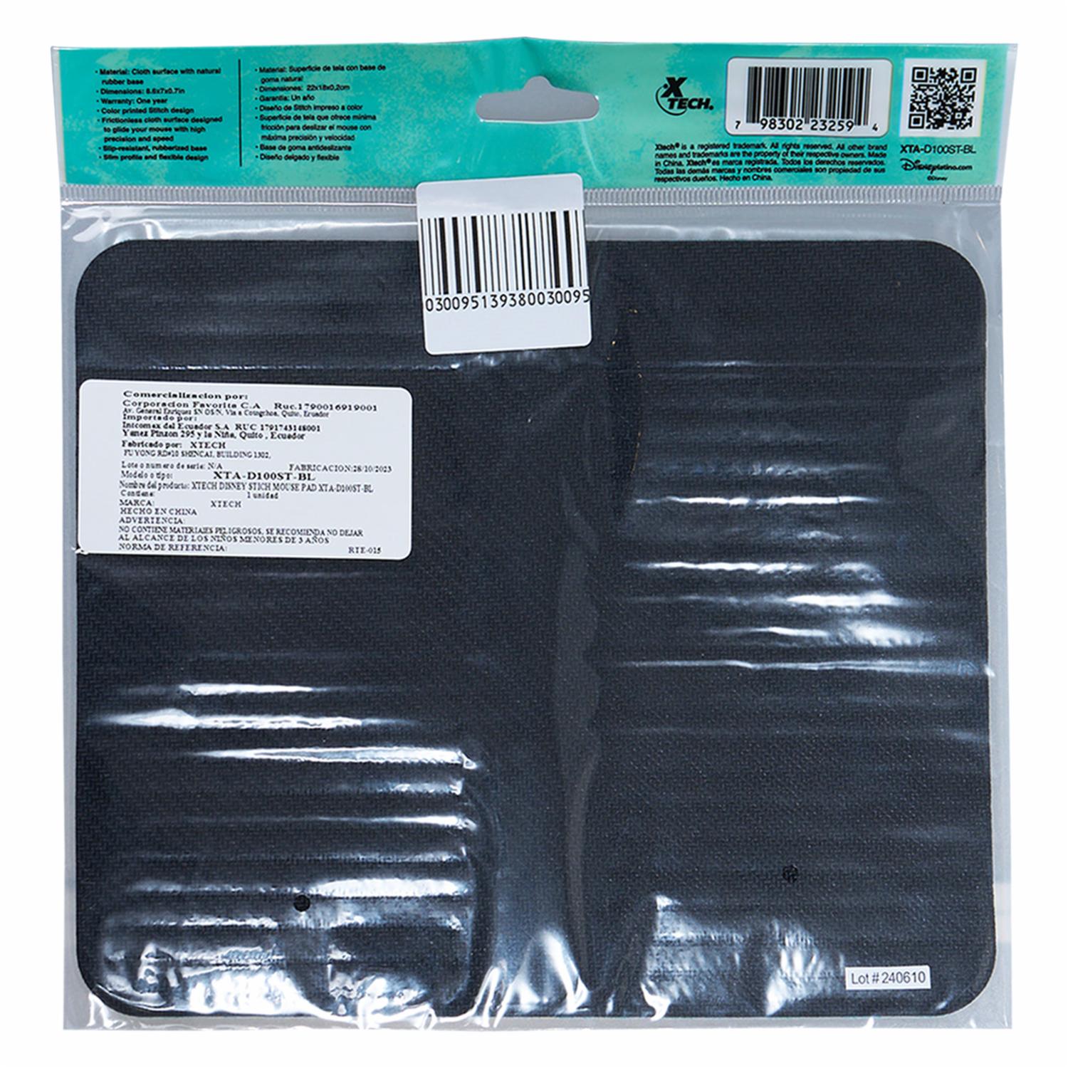 Pad Mouse Diseño Stitch XTECH - Megamaxi