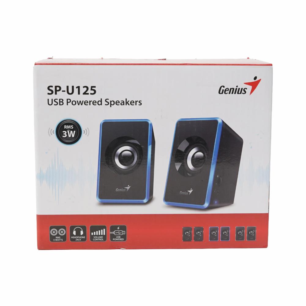 PARLANTE GENIUS SP-U125 NEGRO 3W USB E. AUDIO 3.5MM CONECTOR ...