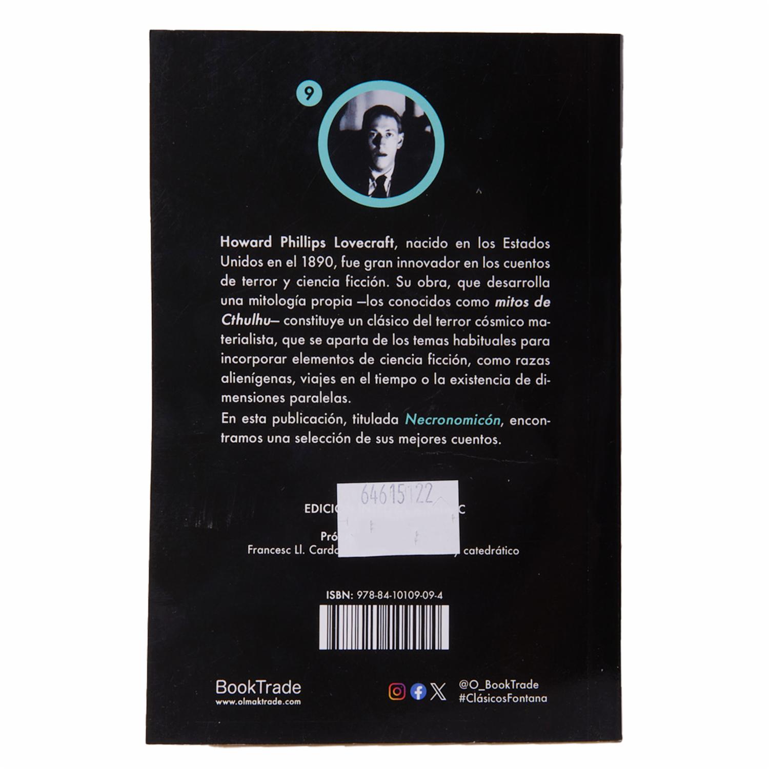 Libro Necronomicon FONTANA 160 Páginas - Megamaxi