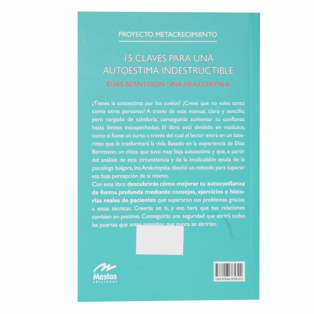 Libro 15 Claves Para Una Autoestima Indestructible MESTAS 158 Páginas ...