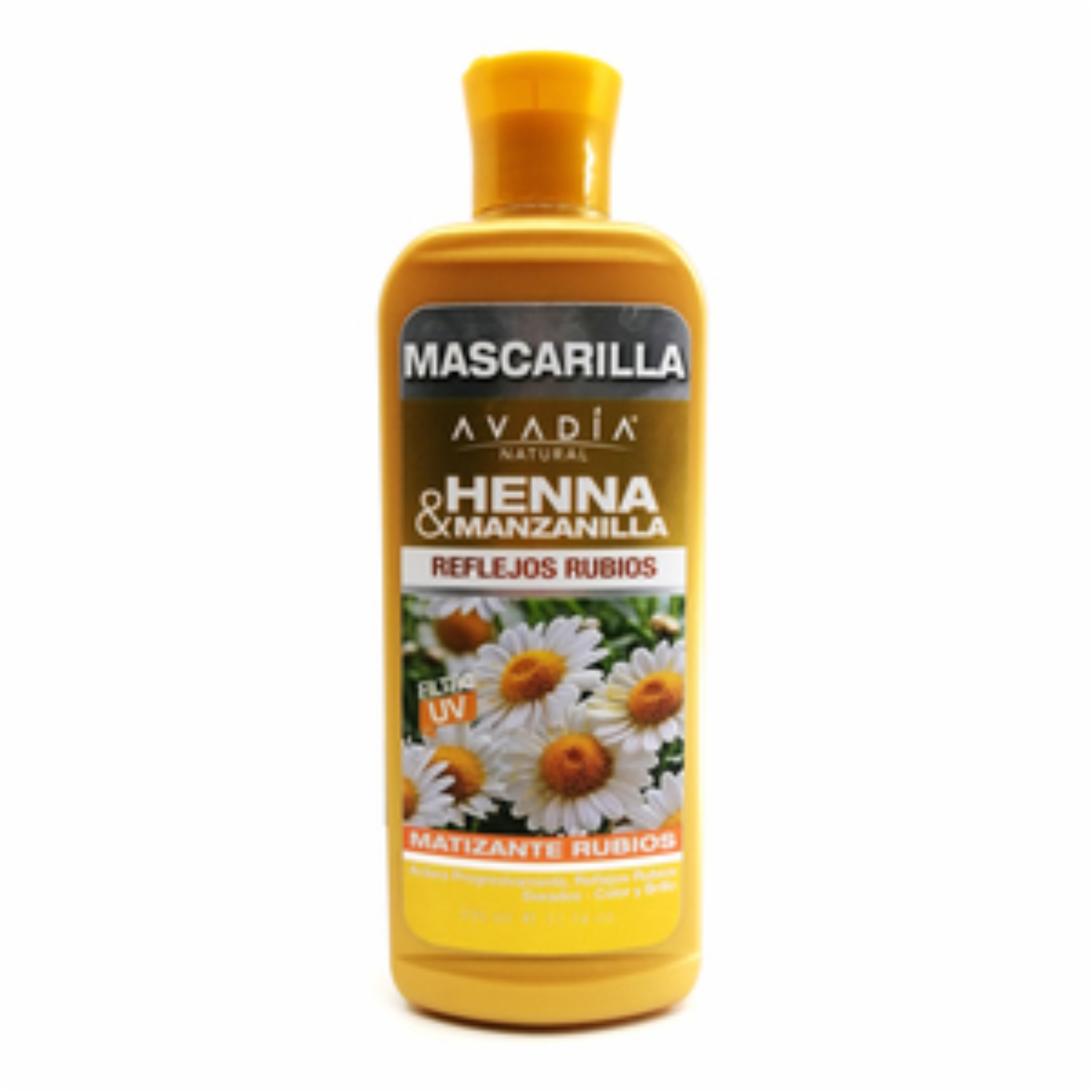 Mascara Capilar Rubios Henna Y Manzanilla AVADÍA 330 Ml - Megamaxi