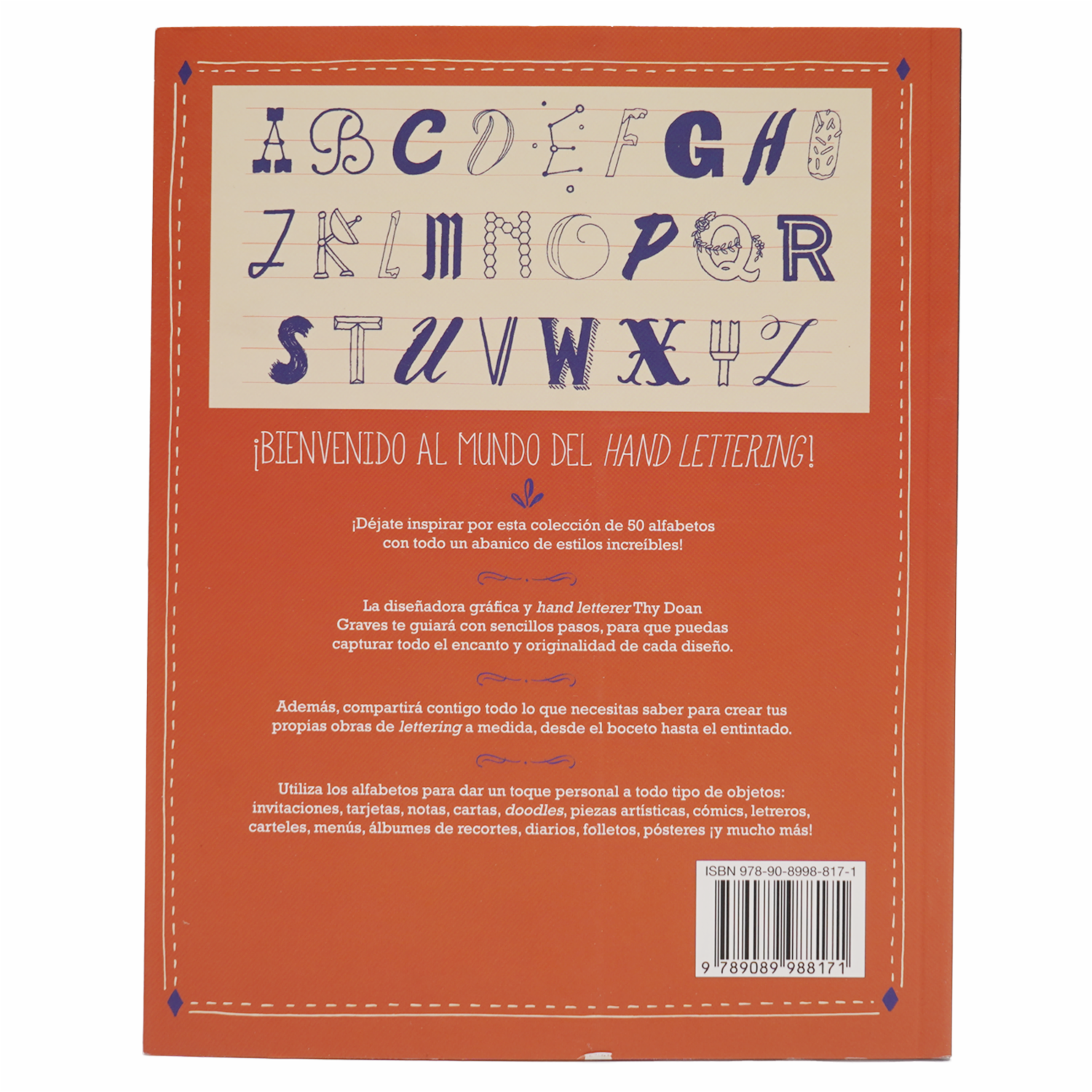 Libro Hand Lettering LIBRERO 144 Páginas - Megamaxi